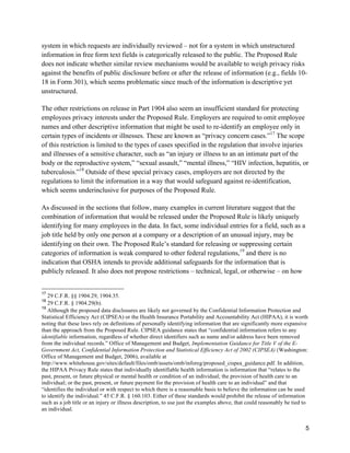 Privacy tool osha comments | PDF