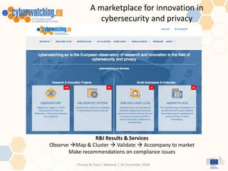 "Introduction & Cyberwatching project" - Nick Ferguson, Trust-IT Services | PPT