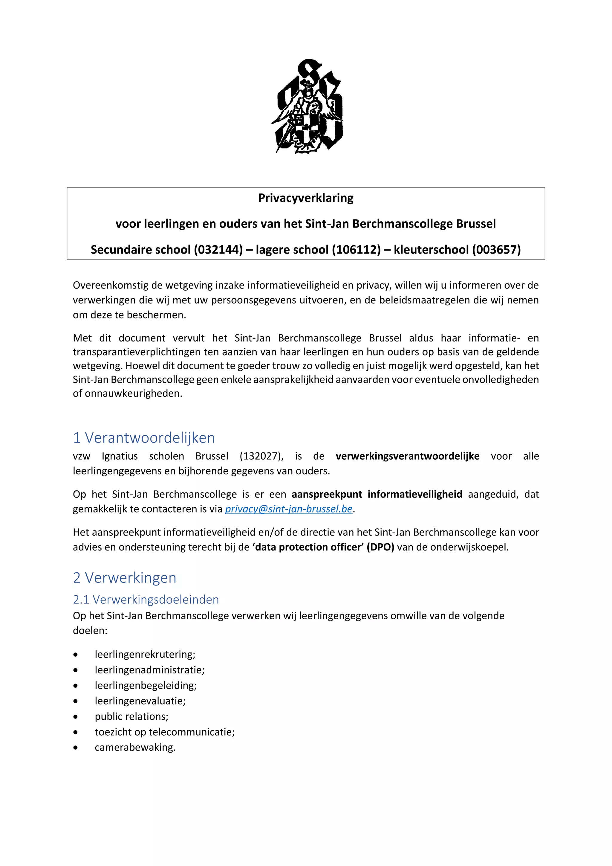 Koning Filip krijgt brief van school | PDF