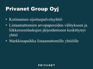 Privanet Rahapäivä 2015 -messuilla | PPT