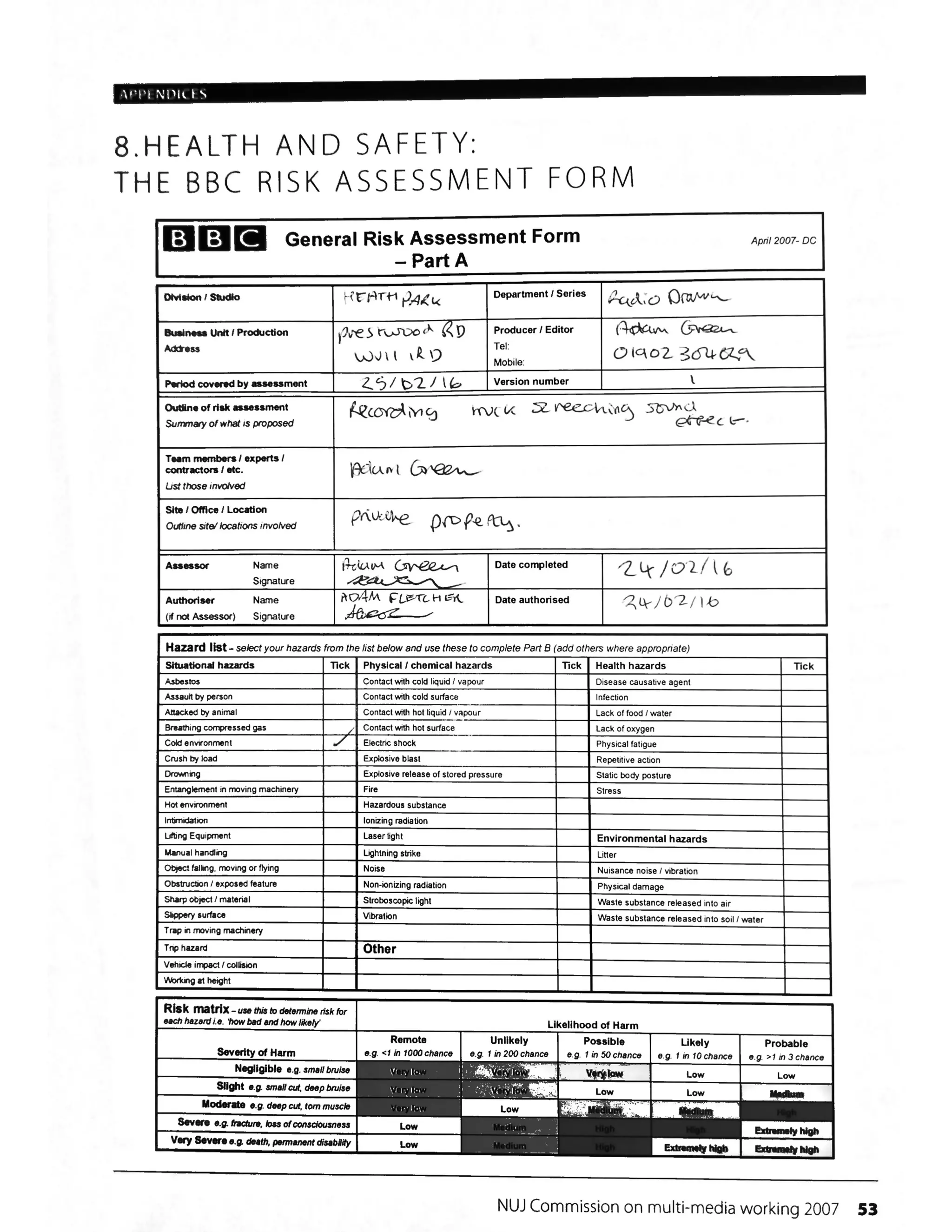 Private property risk assessment | PDF