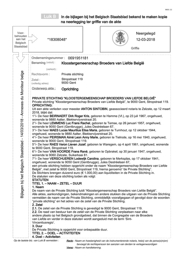 Private Stichting Broeders van Liefde | PDF