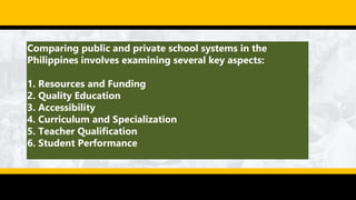 PRIVATE-PRIVATE-SCHOOL-COMPARATIVE-ANALYSIS.pptx
