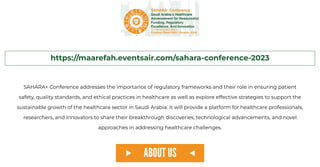 Elevate Patient Voice and Experience at SAHARA+ Conference 2024 ...