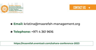 Elevate Patient Voice and Experience at SAHARA+ Conference 2024 ...