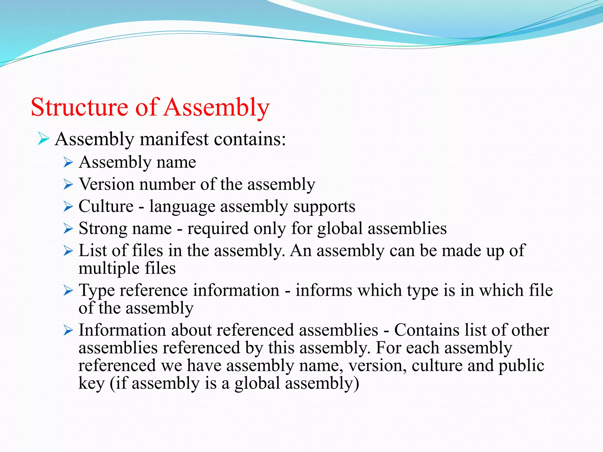 C# Private assembly | PPTX