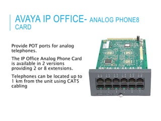PABX Concept & Avaya IP Office | PPSX