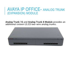 PABX Concept & Avaya IP Office | PPSX