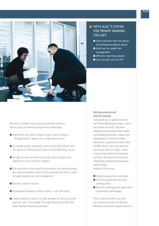 Private Banking | PDF