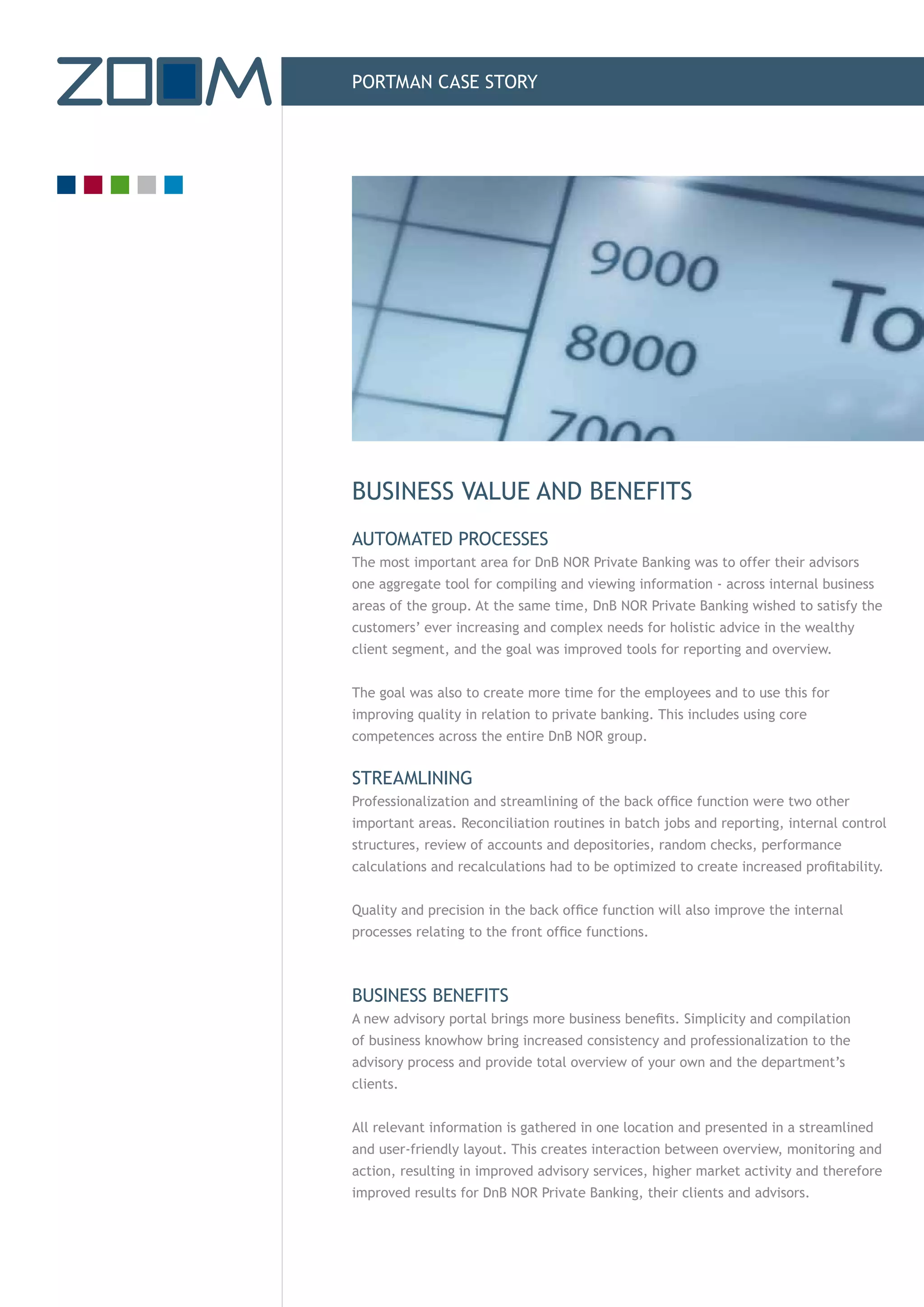 Private Banking Case Story | PDF