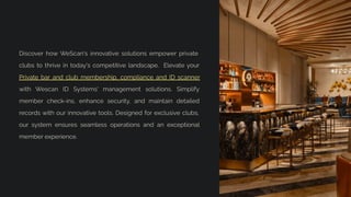 Private Bar and Club Membership, Compliance & ID Scanner | PPT