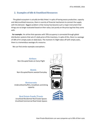 How Private Blockchains can save companies 30% of their costs | PDF