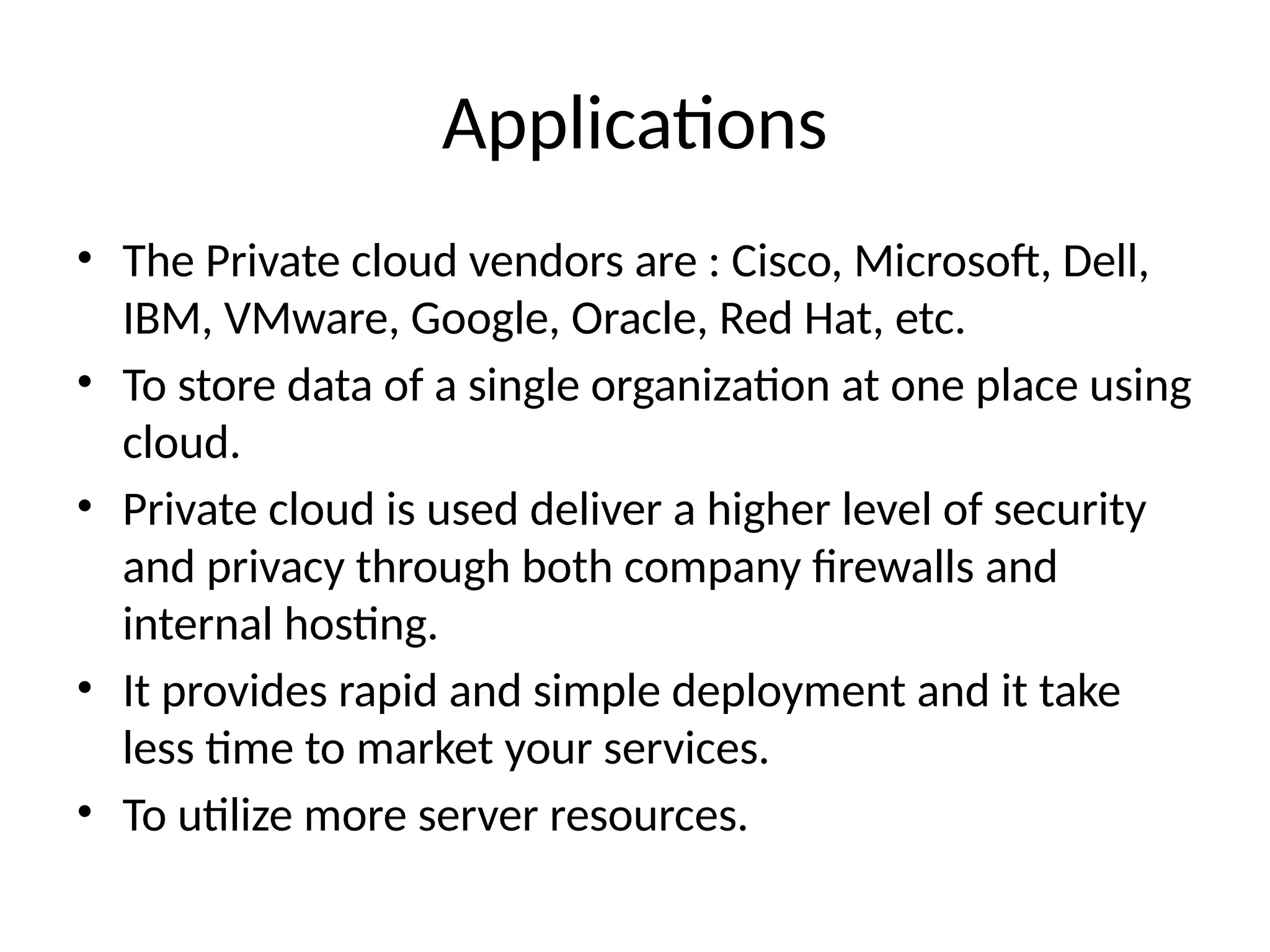 Private Cloud and it's uses and application | PPTX