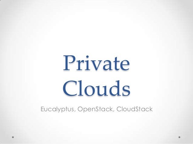 Private cloud cloud-phoenix-april-2014