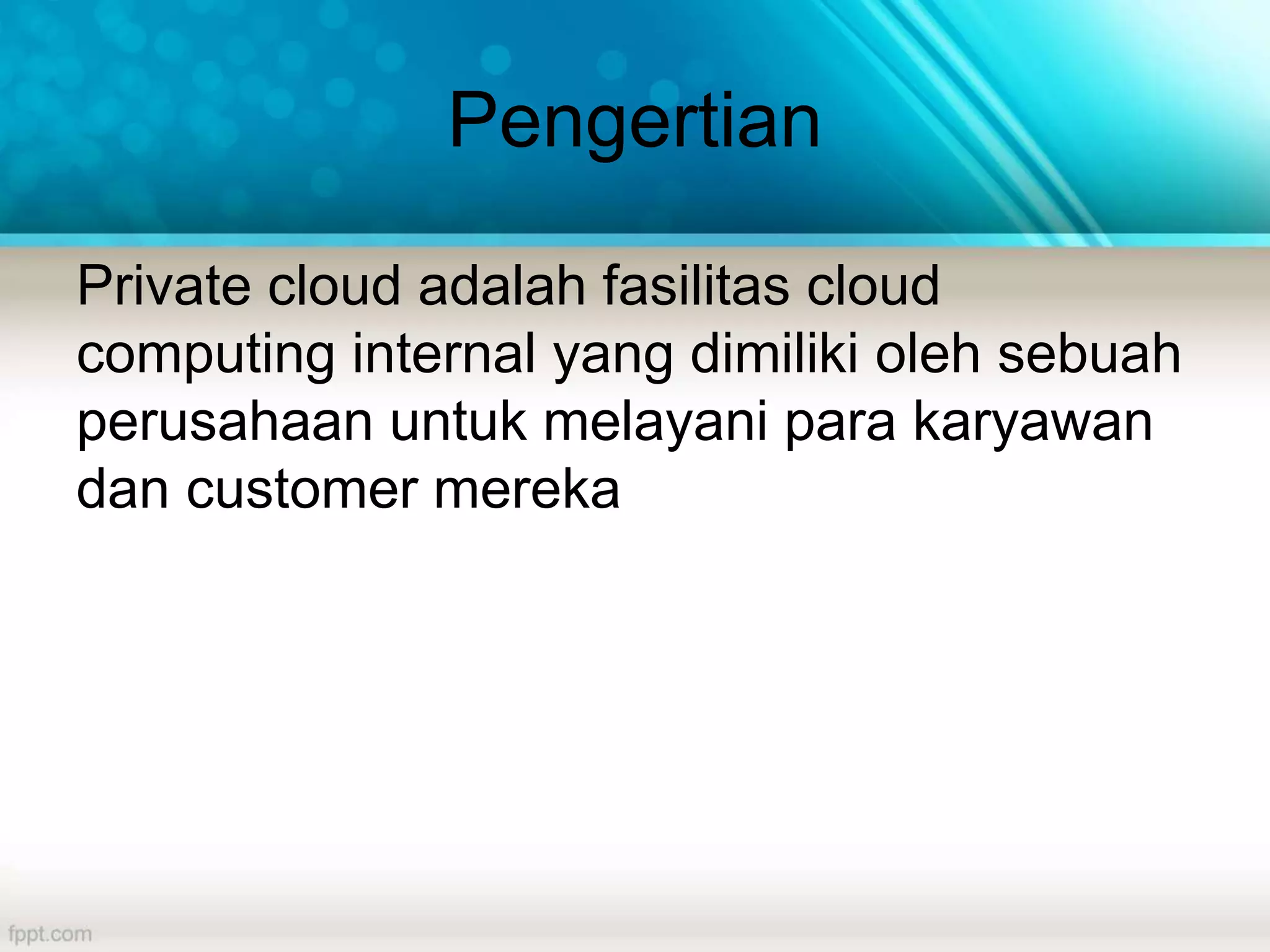 Private Cloud Computing | PPTX