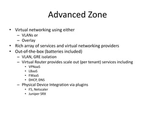 Private cloud networking_cloudstack_days_austin | PPT