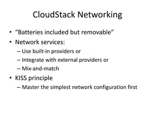 Private cloud networking_cloudstack_days_austin | PPT