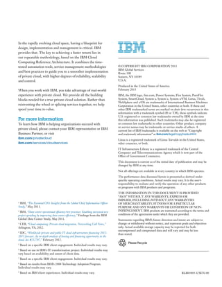 Private Cloud Overview | PDF | Cloud Computing | Internet