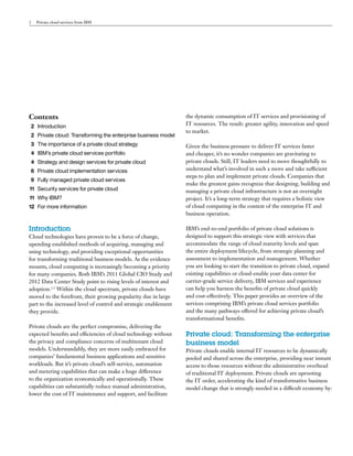 Private Cloud Overview | PDF | Cloud Computing | Internet