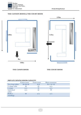 Private dining brochure gun formatted | PDF