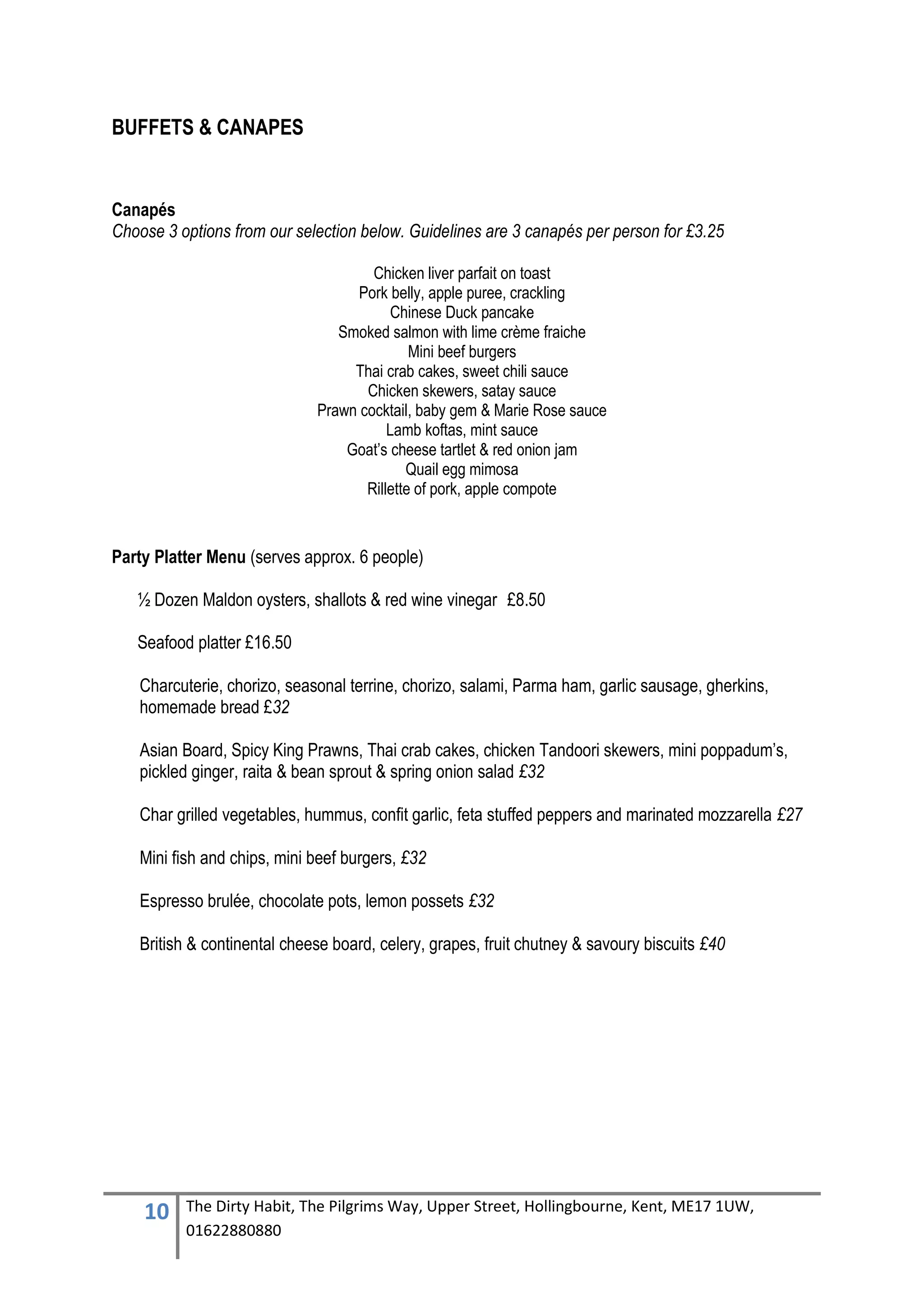 Private dining brochure dh internet | PDF