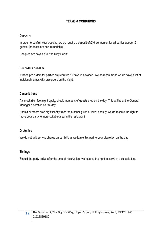 Private dining brochure dh internet | PDF