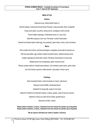 Private dining brochure fh internet | PDF