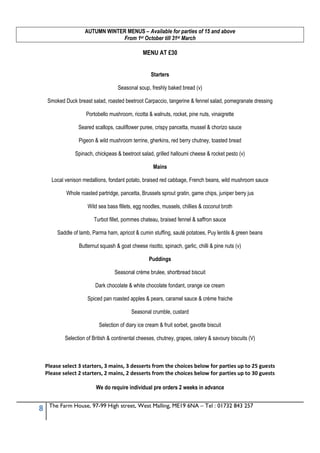 Private dining brochure fh internet | PDF