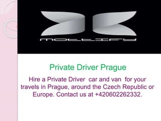 Private Driver Prague | PPTX
