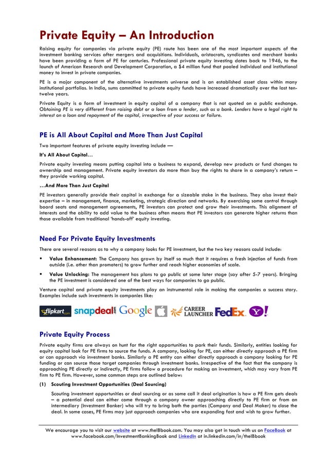 Private Equity | PDF