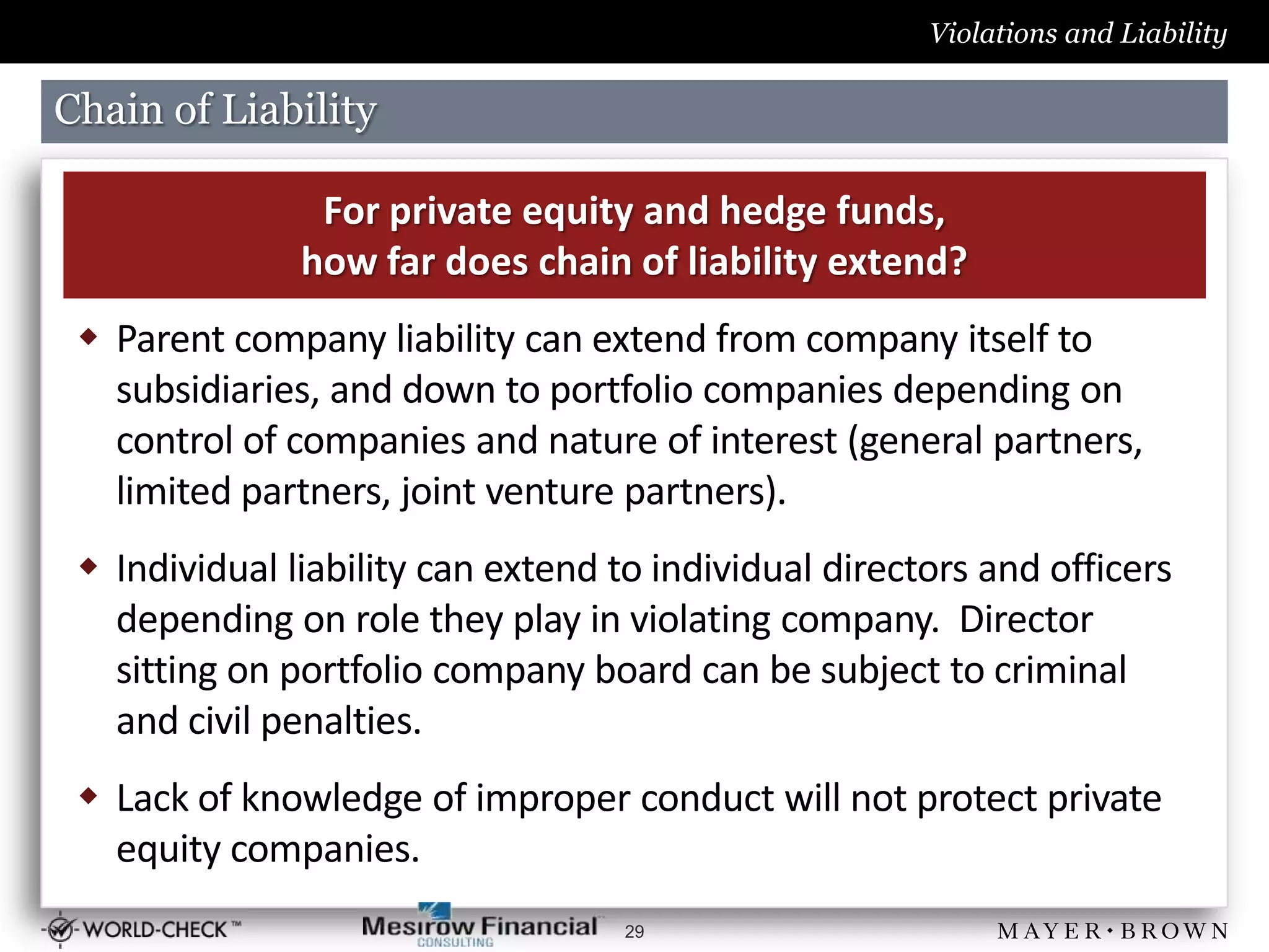 Private equity and anti corruption slides final | PPTX