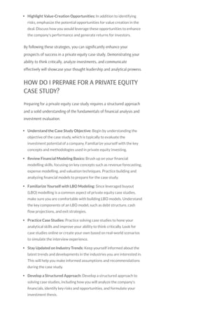 Private Equity Case Study Tips, Prompt & Presentation.pdf