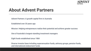 Advent Partners -Private equity firm in Australia | PPTX | Business ...