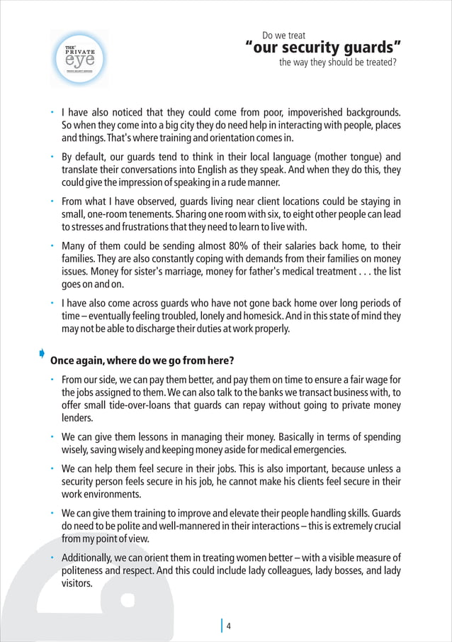 There's a right way to treat our security guards | PDF
