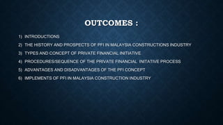 Private Financial Initiative | PPTX