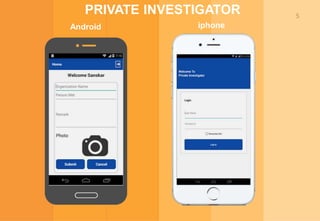 Private investigator App | PPT