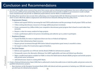 Private investment in infrastructure update | PPT
