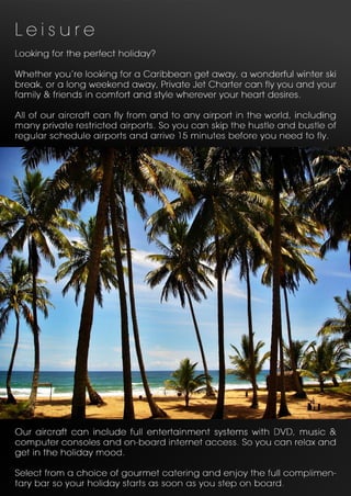 Private Jet Charter 2015 Brochure | PDF