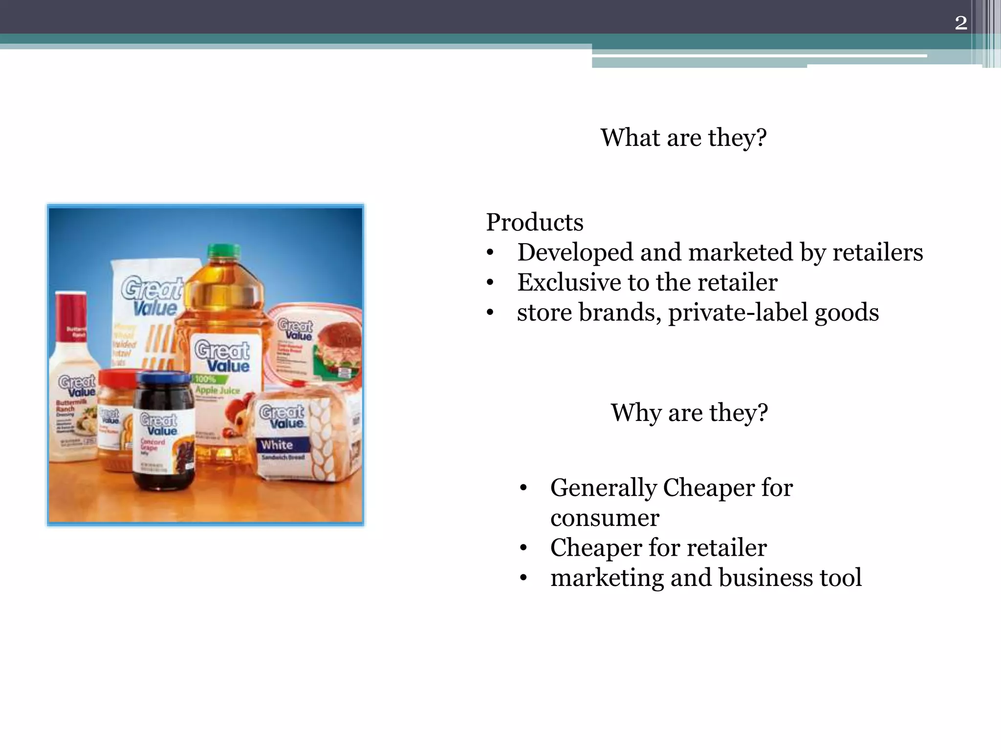Private label brands | PPT