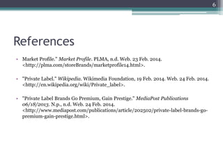 Private label brands | PPT