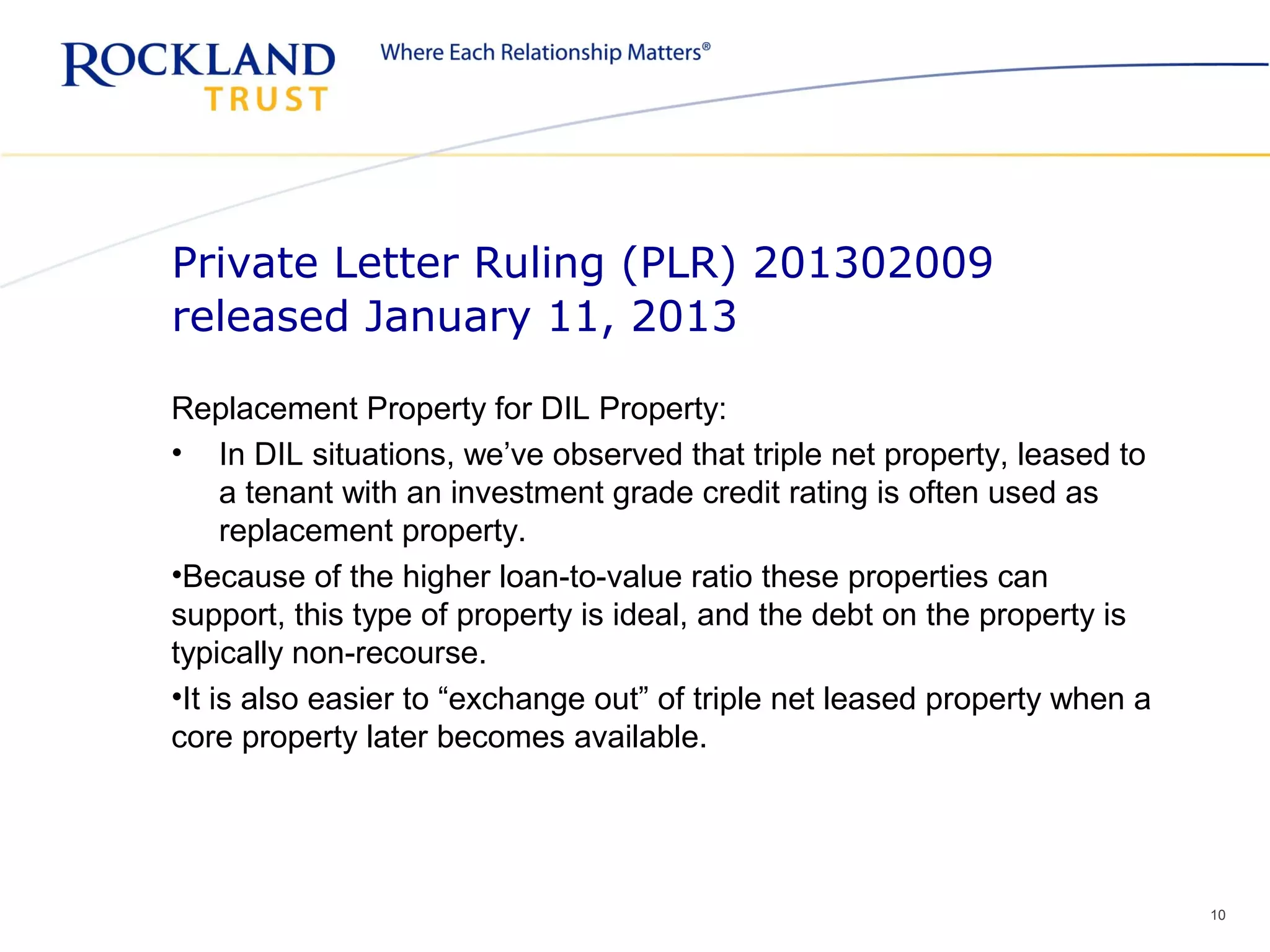 Private Letter Ruling (PLR) 201302009 | PPT