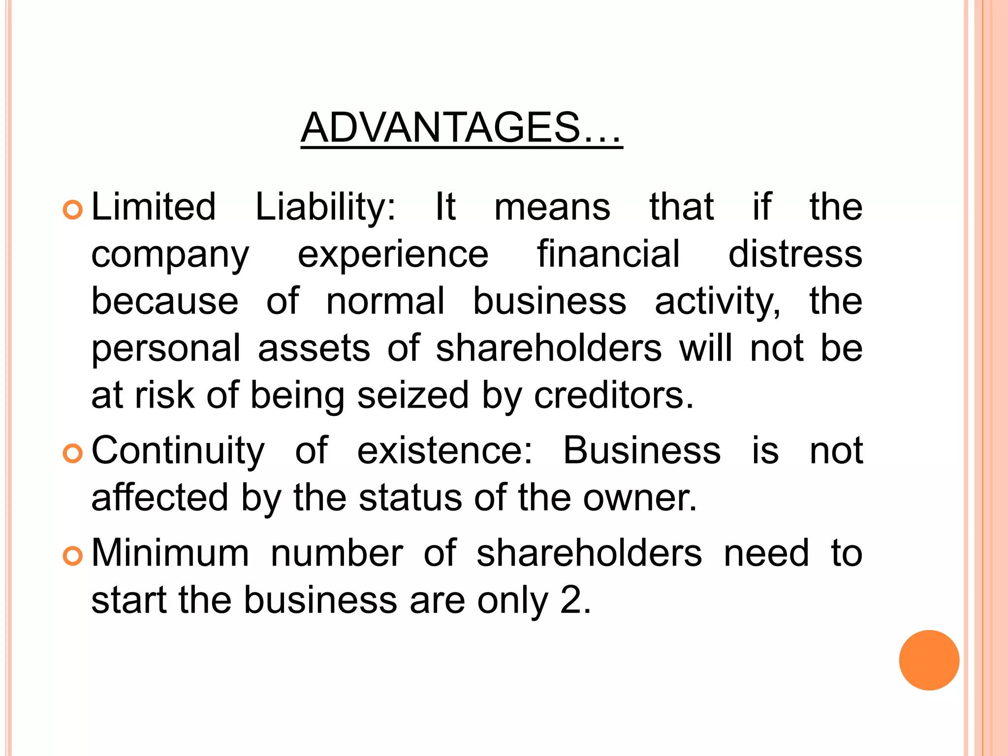 Private limited companies | PPTX