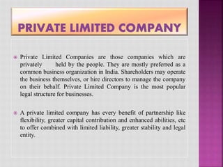 Private Limited Company | PPTX
