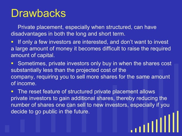 Private Placement | PPTX | Stocks and Bonds | Personal Investing