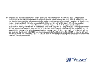 Private Placement – Section 42 of Companies Act 2013.pptx