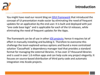 Private pod support using cocoa pods in ios | PPT