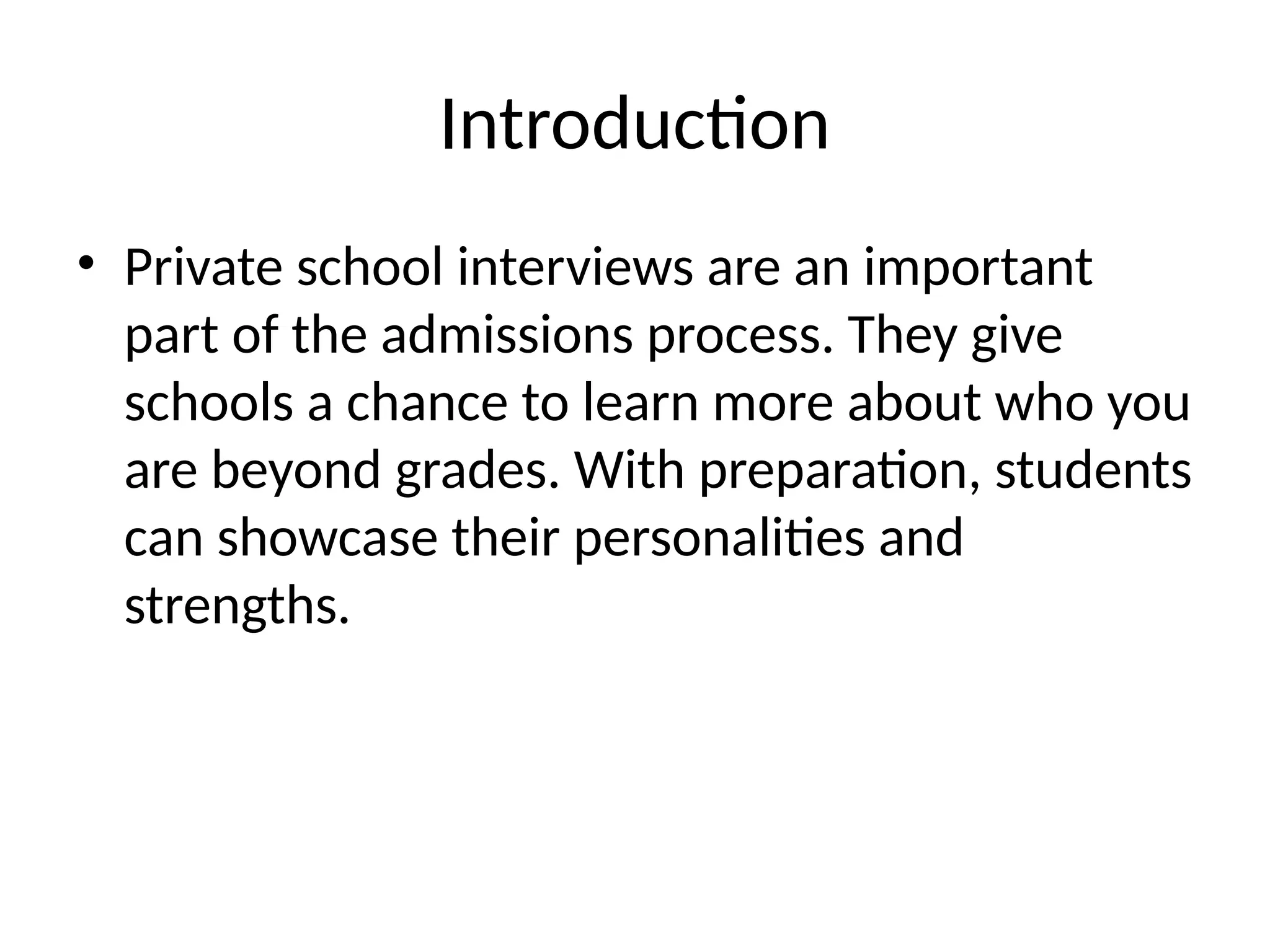 Private School Interview Practice for Kids: Top Questions and Tips for ...