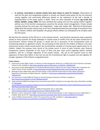 Submission to Supreme Court- 25%, RTE | DOC