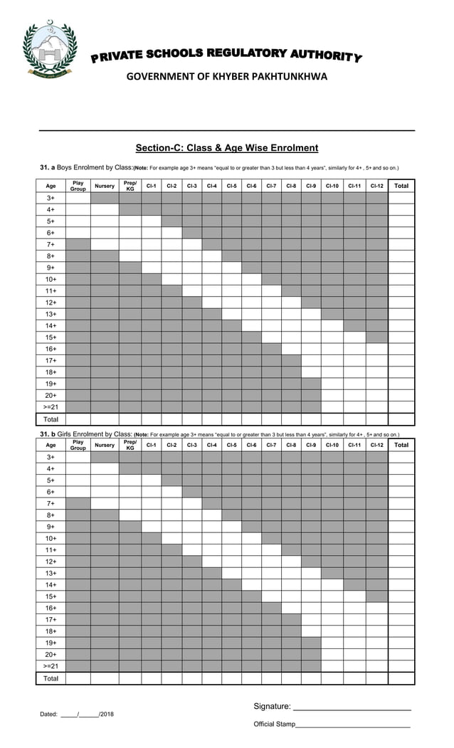 Private schools registration form | PDF