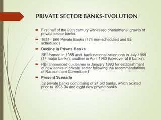 Private sector banks swot analysis | PPTX